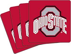 Amazon.com : NCAA Ohio State Buckeyes Neoprene Coasters, Pack of 4 ...