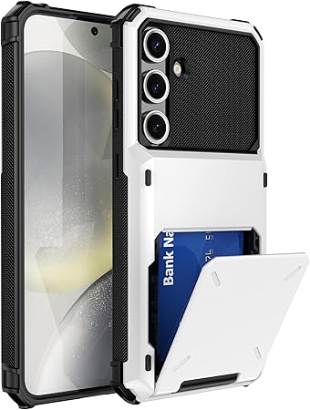 SORAKA Hülle für Samsung Galaxy S25 mit Kartenhalter Handyhülle PC TPU ...