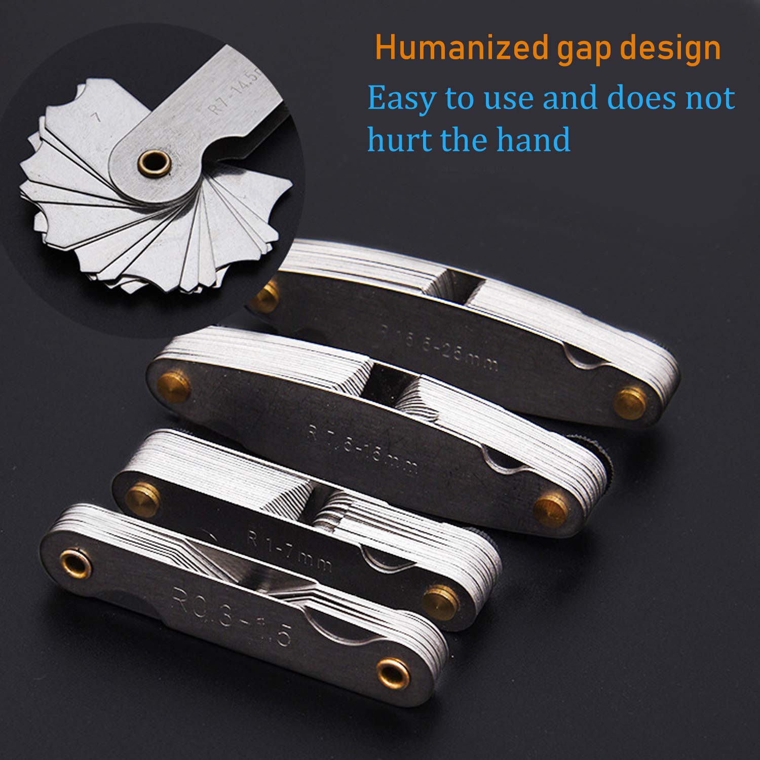 Set Concave/convex R 25-50mm Stainless Steel Frame Stainless Steel ...