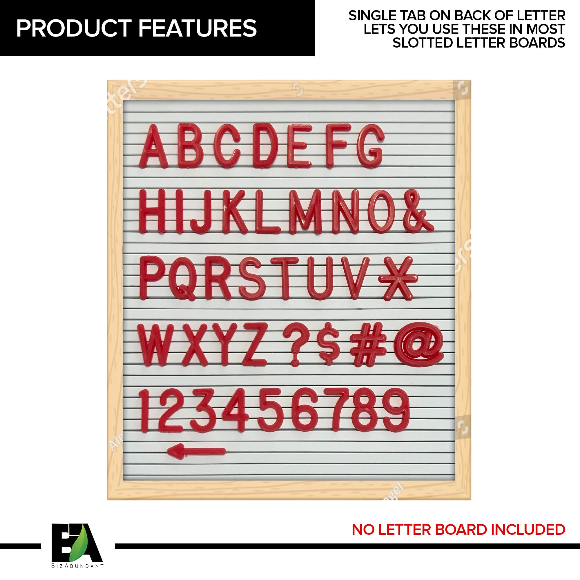 Letter Board Sign Letter Board Letters - 1 Inch Pre-cut Plastic ...