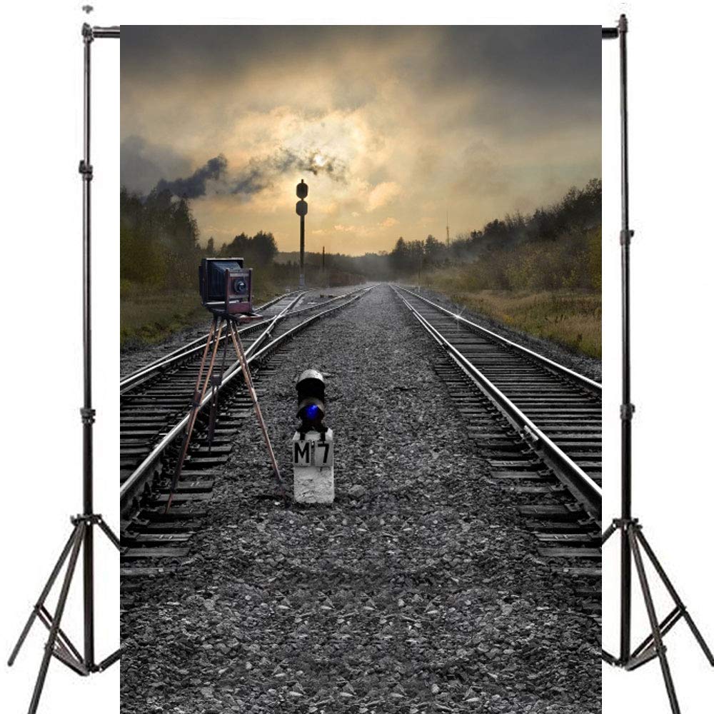 Railway Track Portrait Photography