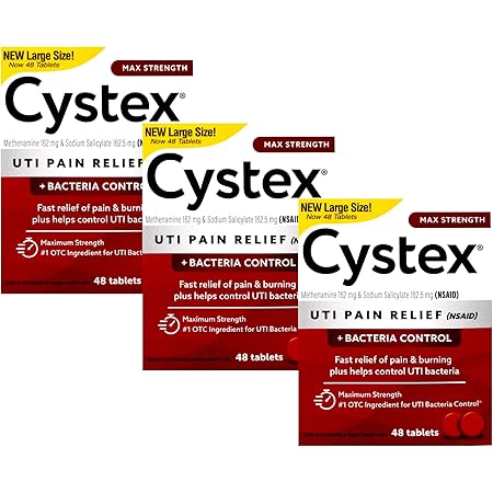 Amazon.com: Cystex Plus Urinary Pain Relief Tablets 40 ea : Health ...