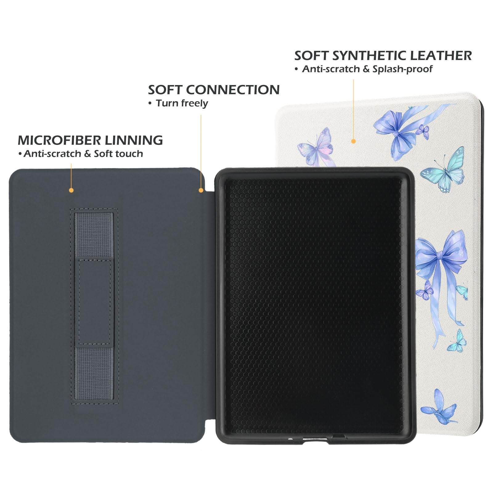 Kindle Covers Case For Kindle Paperwhite 7" (12th Gen, 2024) & soft ...