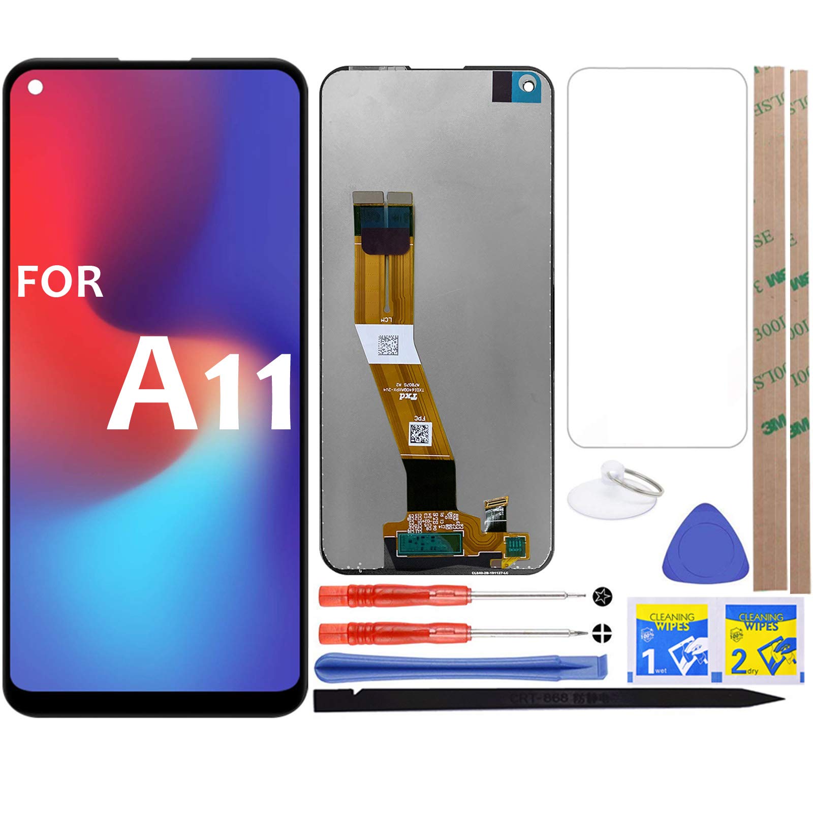 Amazon.com: A11 LCD Screen Replacement Touch Digitizer Display 6.4 ...