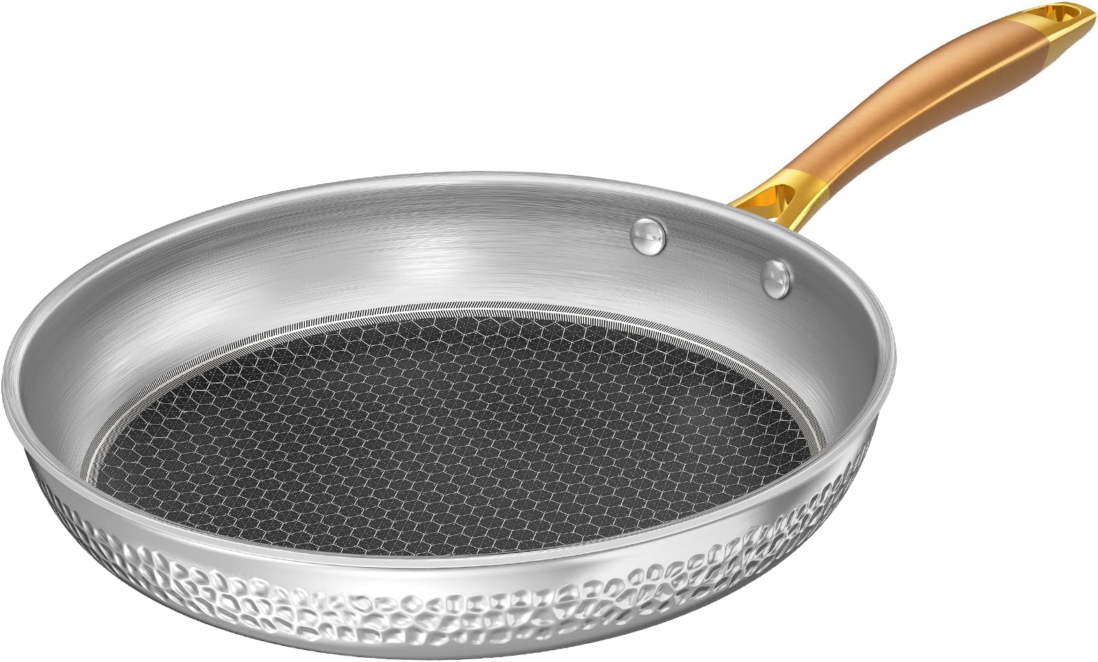 Amazon.com: Farberware Brilliance Stainless Steel Frying Pan/Skillet,10 ...