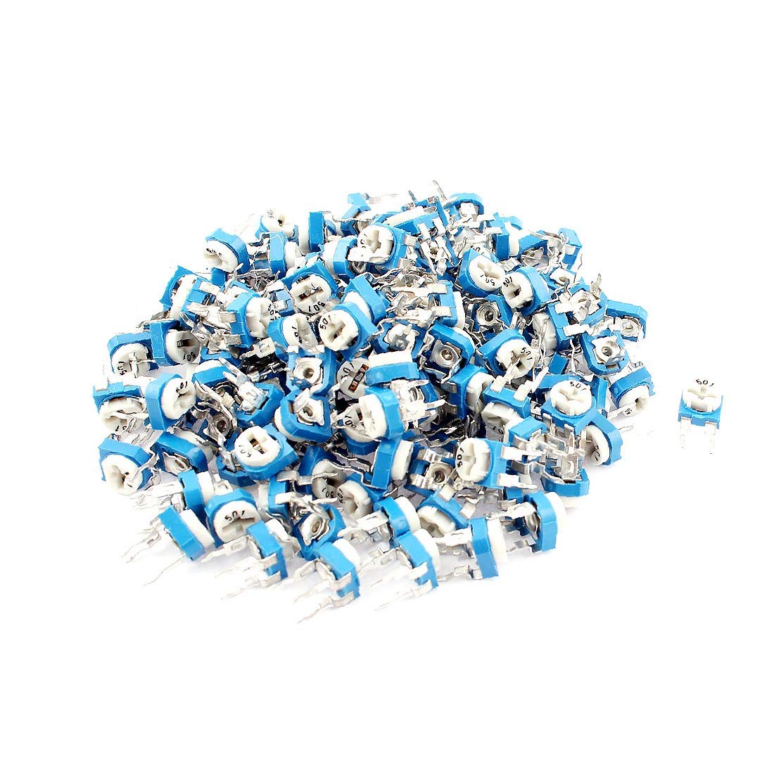 Buy X-DREE 150Pcs 500 ohm Vertical PCB Preset Variable Resistor Trimmer ...
