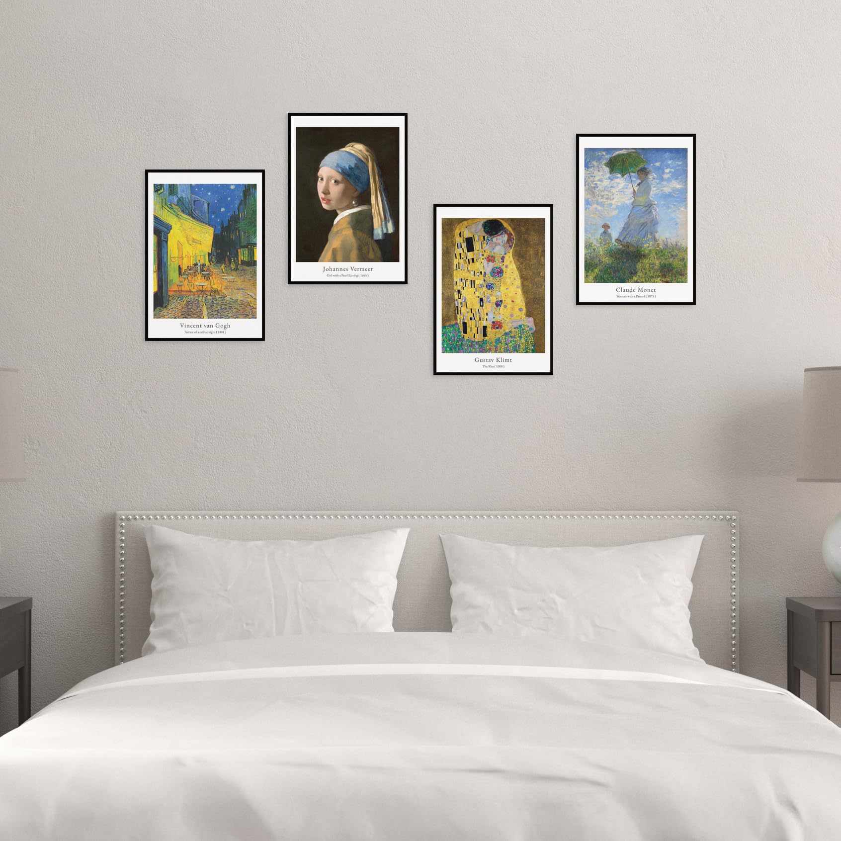 Masterpiece Wall Fine Art Stickers Decals 28.7cm x 20cm 4 Pieces Van ...