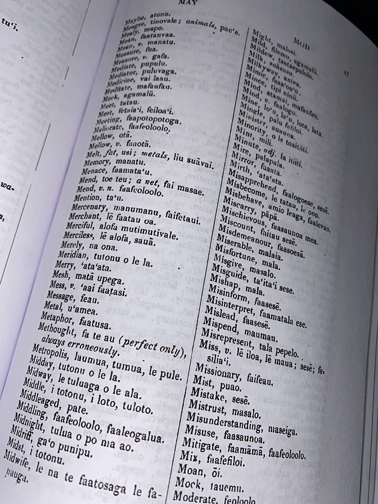 A Samoan Dictionary: English and Samoan, and Samoan and English; With a ...