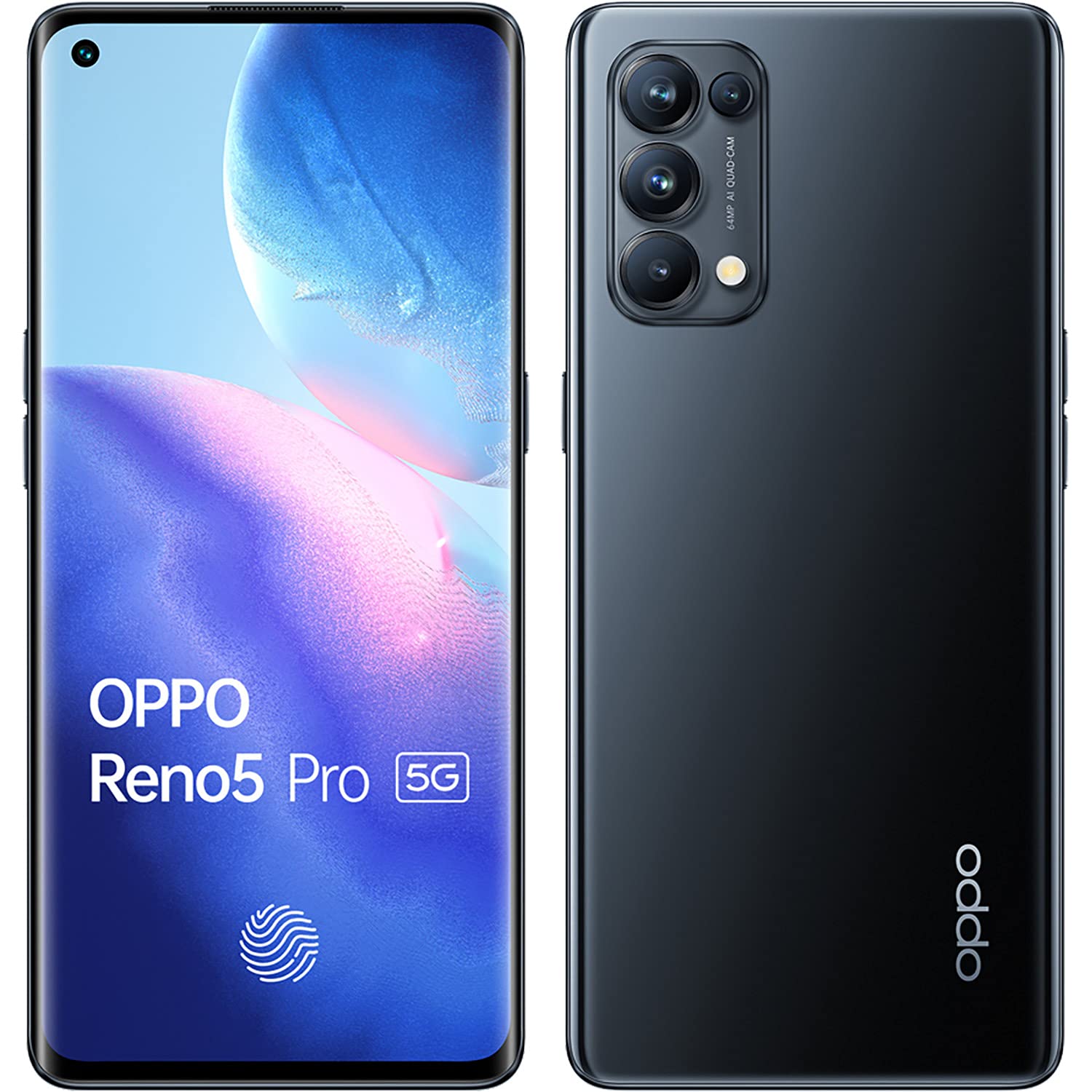 ★Dual SIM＋eSIM★SIMフリー版 シルバーブラック OPPO Reno5 A DSDV デュアルSIM/6GB/128GB - スマホ