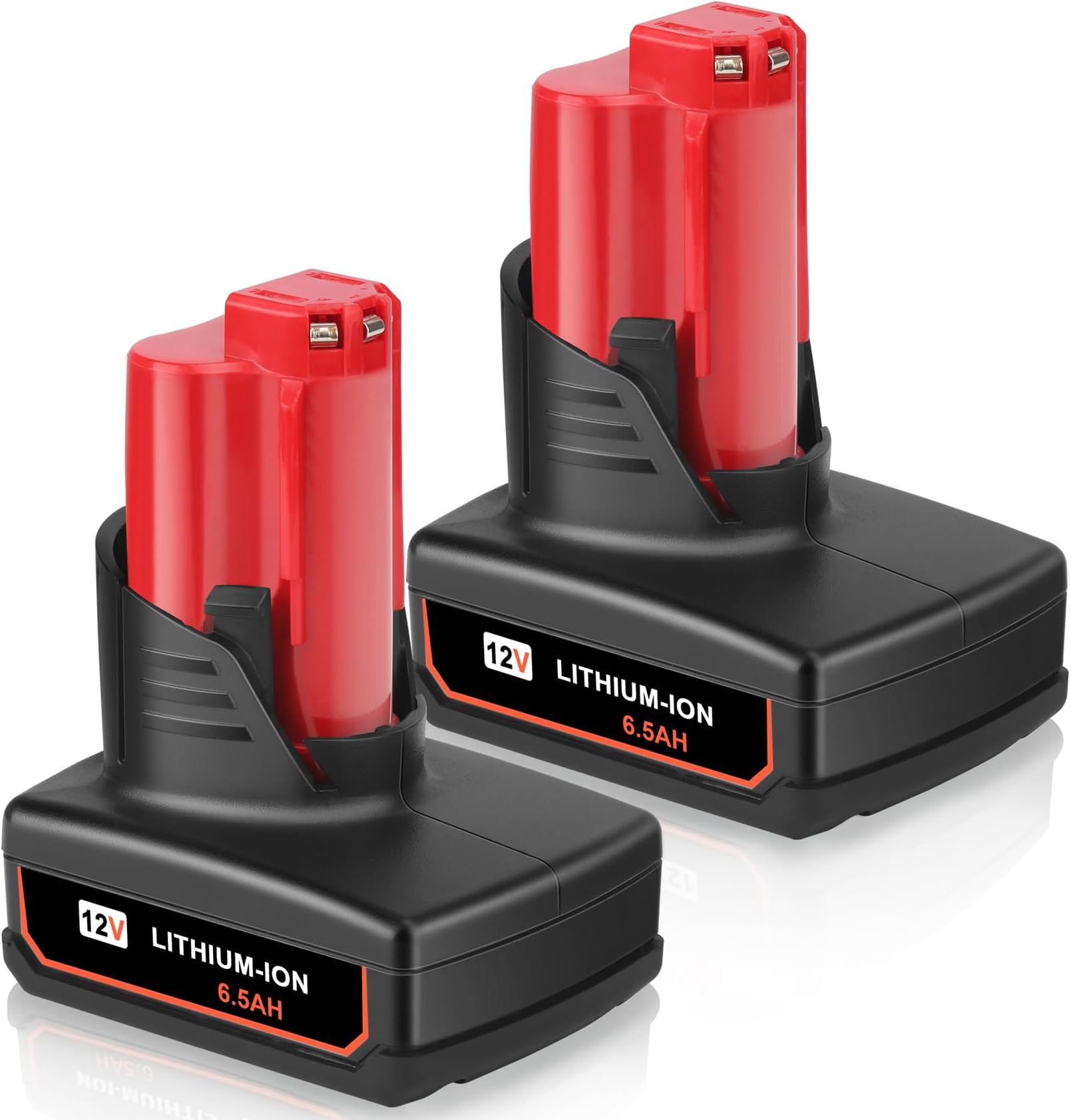 Amazon.com: Ziment 2 Packs 12V Battery Compatible with Milwaukee M12 ...
