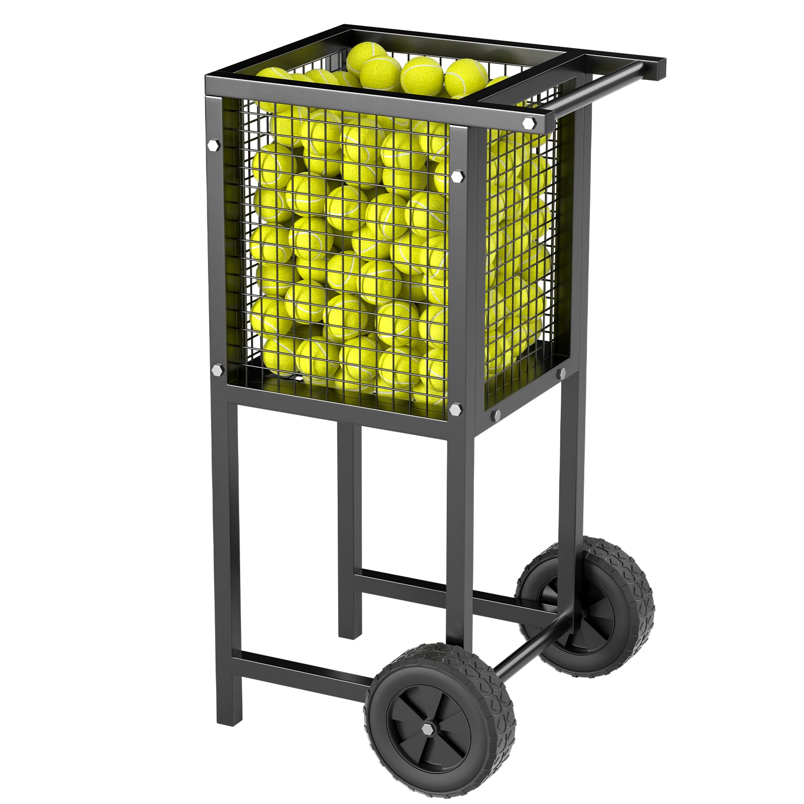 Amazon.com : ZWDMAER Tennis Ball Cart, Movable Training Tennis Cart ...