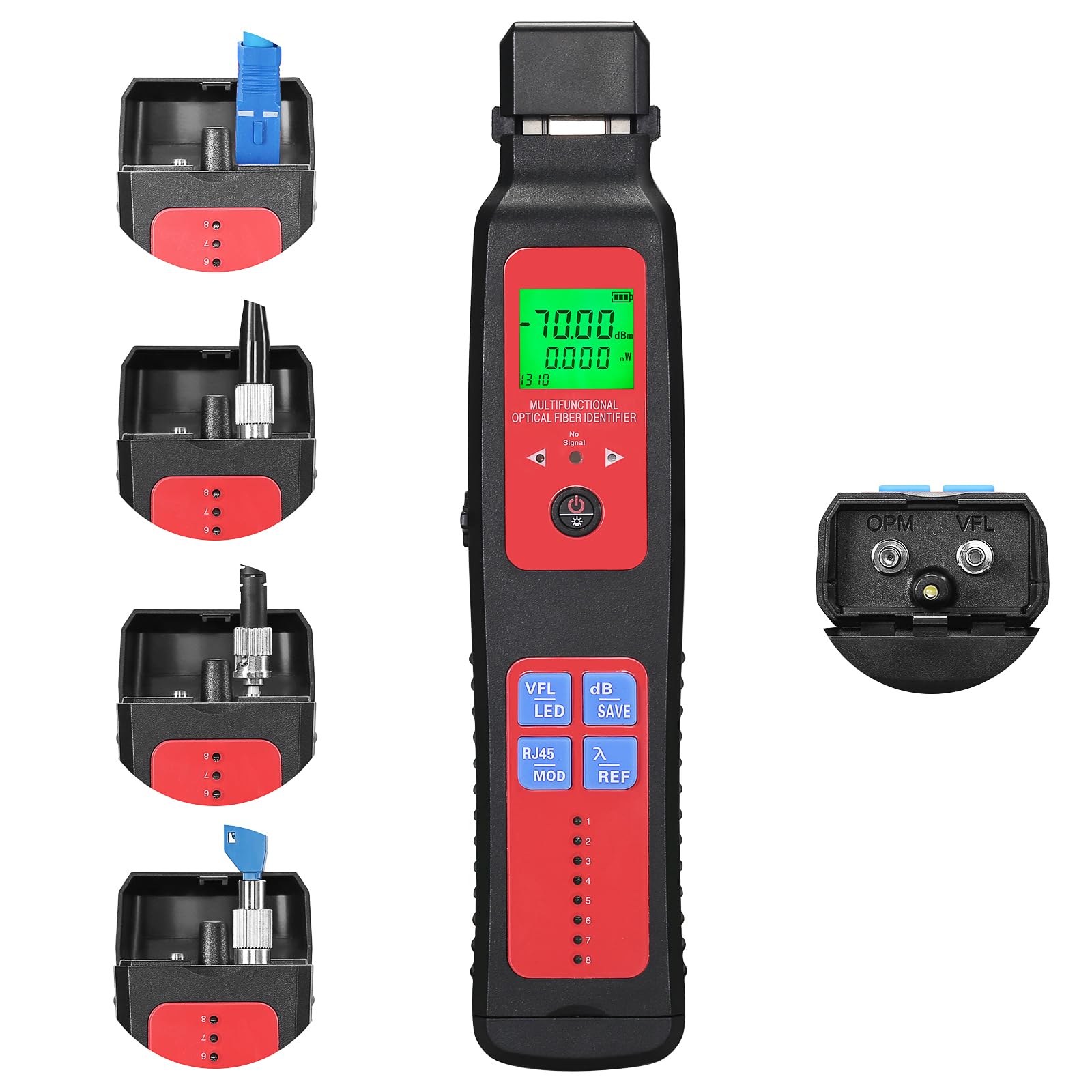 BAOSHLA L-507 Live Fiber Optic identifier with Optical Fiber Power ...