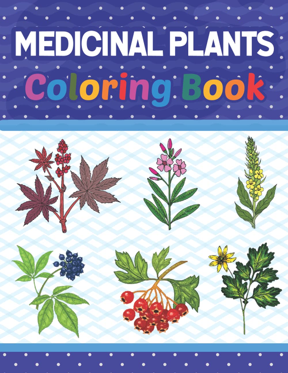 Medicinal Plants Coloring Book A Beautiful And Engaging Medicinal ...