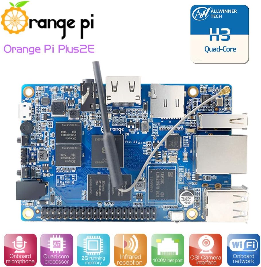 Buy Orange Pi Plus 2E 2GB DDR3 AllWinner H3 Quad Core Open-Source ...