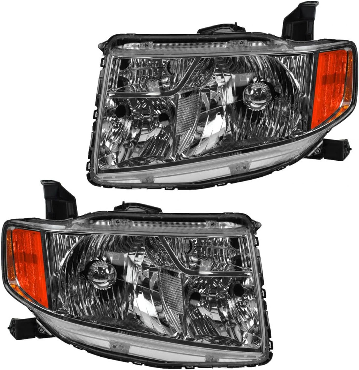 Amazon.com: Headlight Assembly Set Headlights Driver & Passenger Side ...