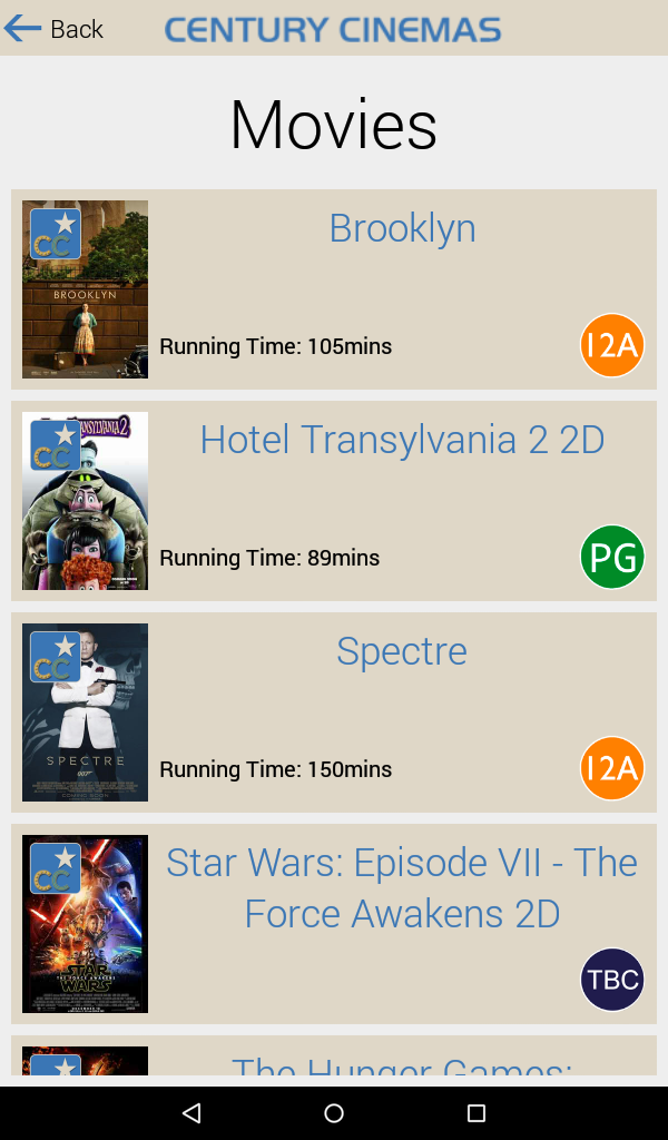 Century Cinemas - App on the Amazon Appstore