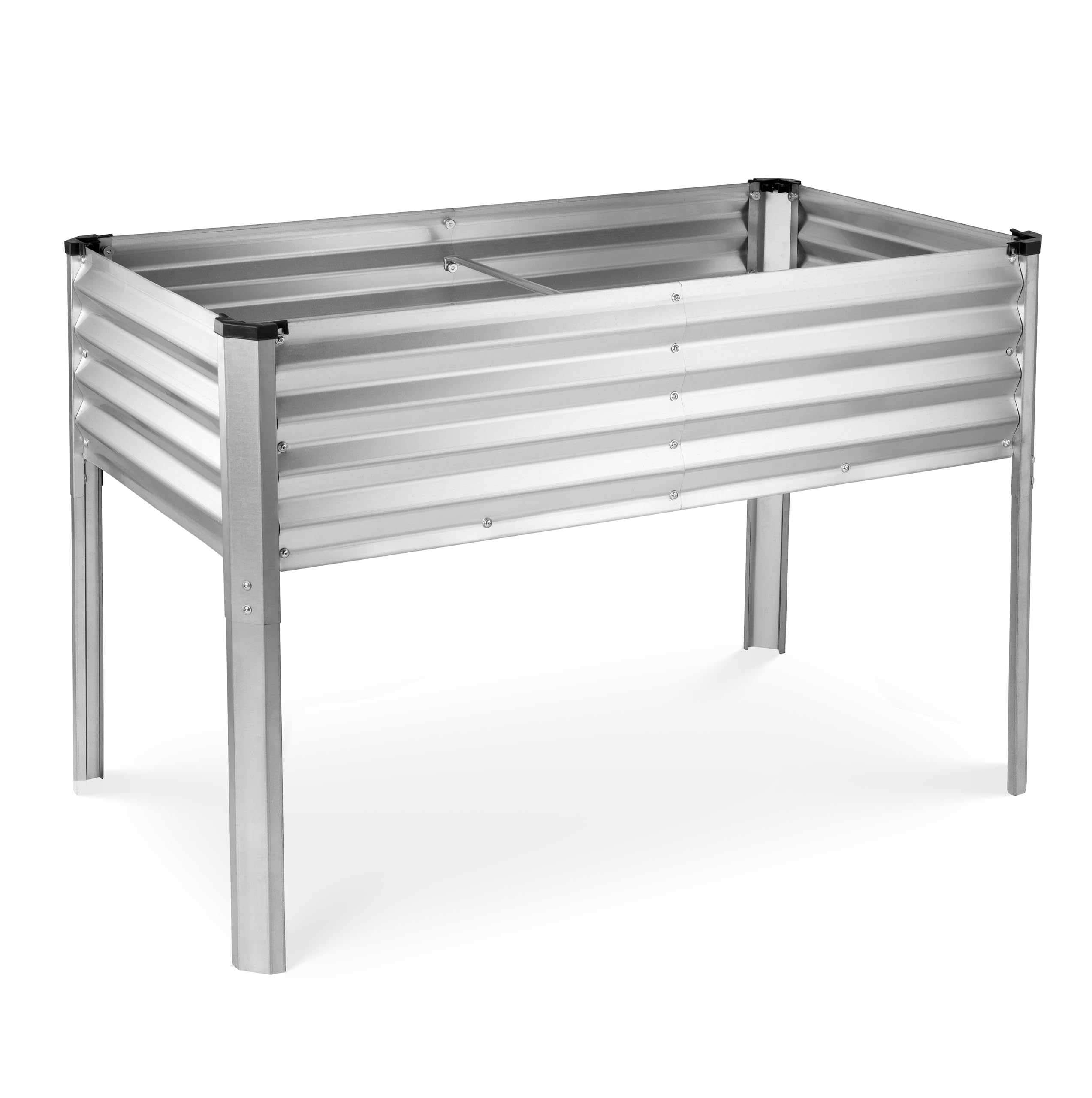 Buy Galvanized Raised Garden Beds Outdoor with Legs // 48×24×31in ...