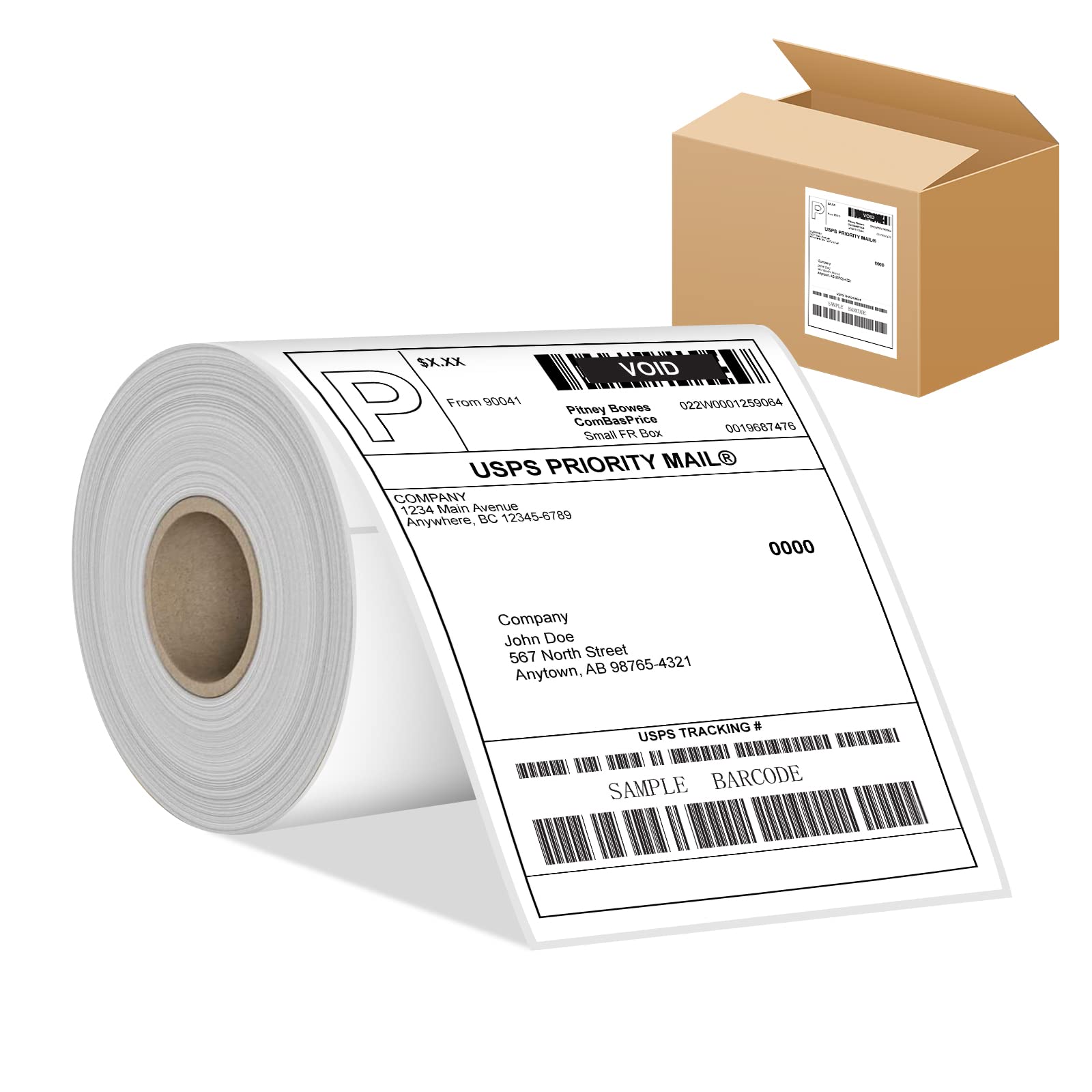 4”x6” Thermal Labels Shipping Labels, BESTIKER 4”x6” Direct Thermal ...