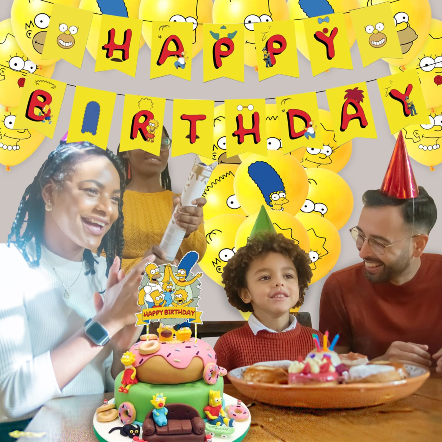 Buy Simpsons Party Supplies , Simpson's Birthday Party Set Includes ...