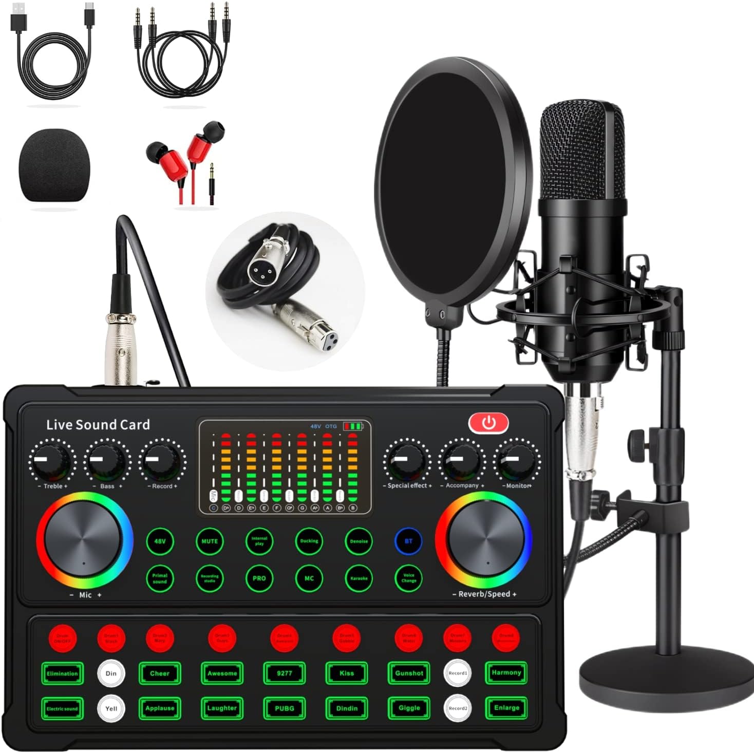 Amazon.com: SwaykTech Studio Recording Microphone Isolation Shield with ...