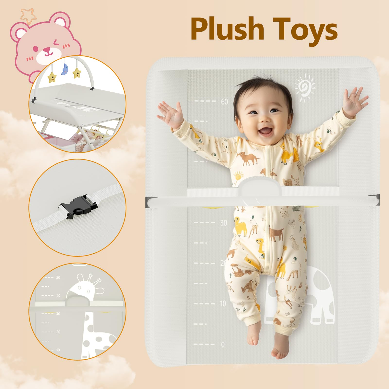 Snapklik.com : Baby Changing Table, Portable Diaper Changing Table ...