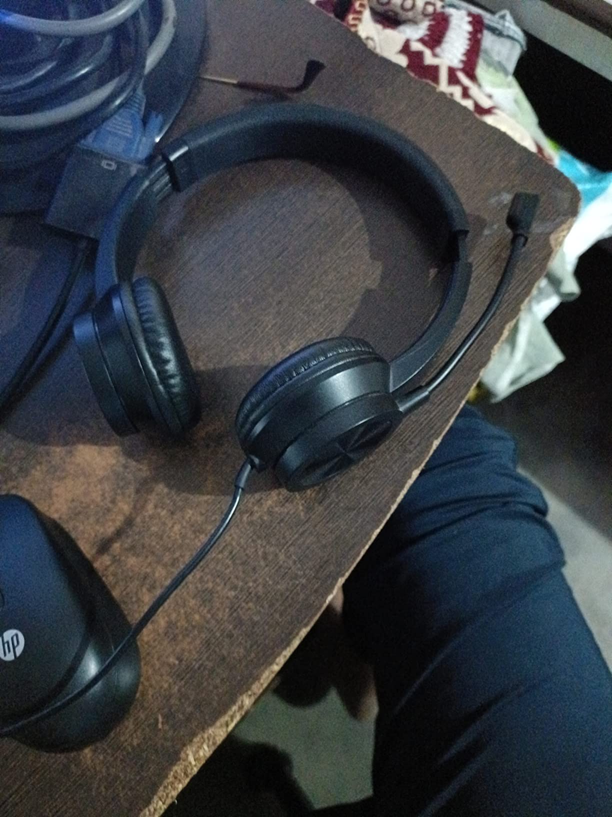 VOYEE USB Headphone with Mic, Wired On Ear Laptop Headset with ...