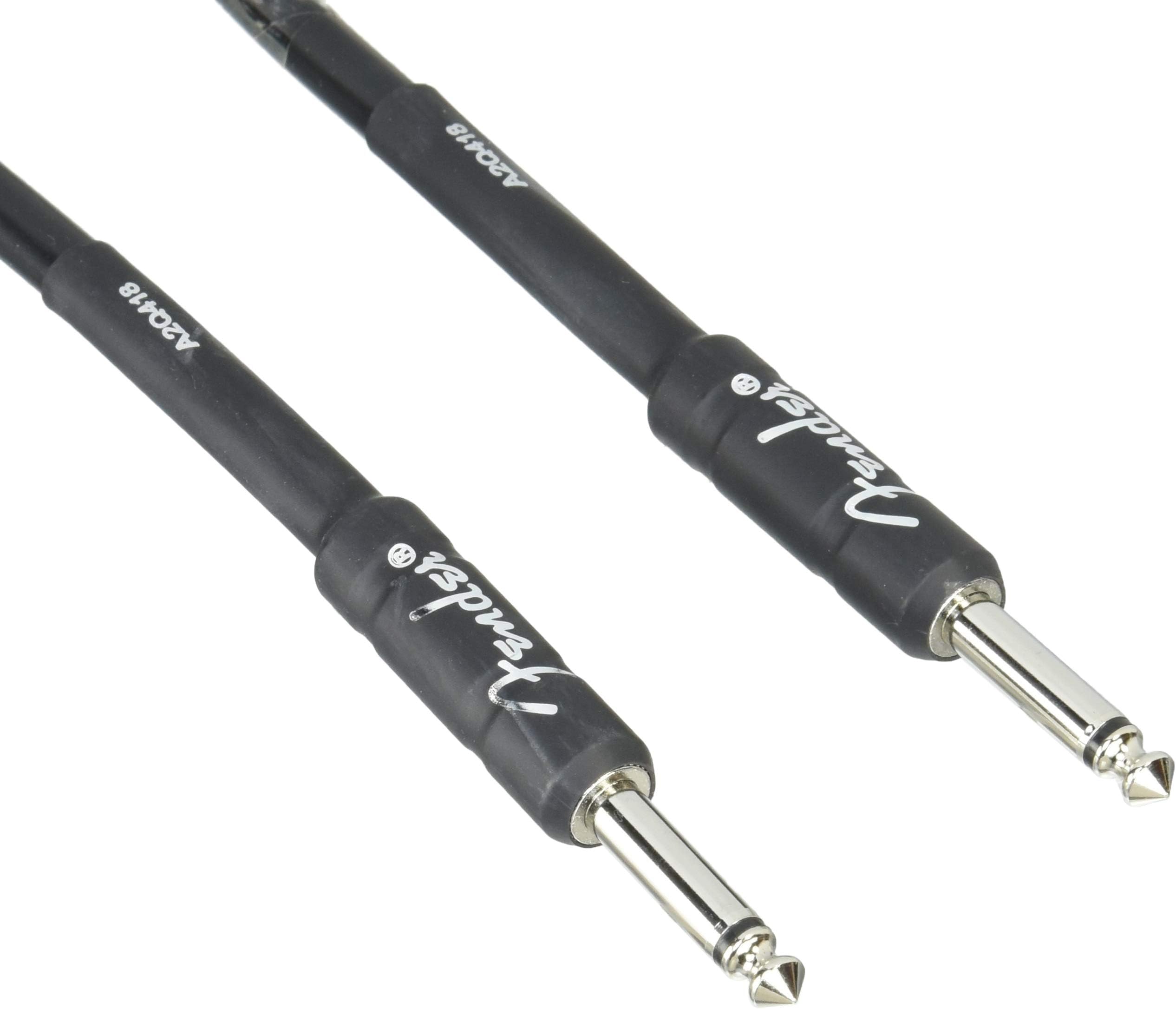 Fender 10ft Custom Shop Black Tweed Straight Instrument Cable : Amazon ...