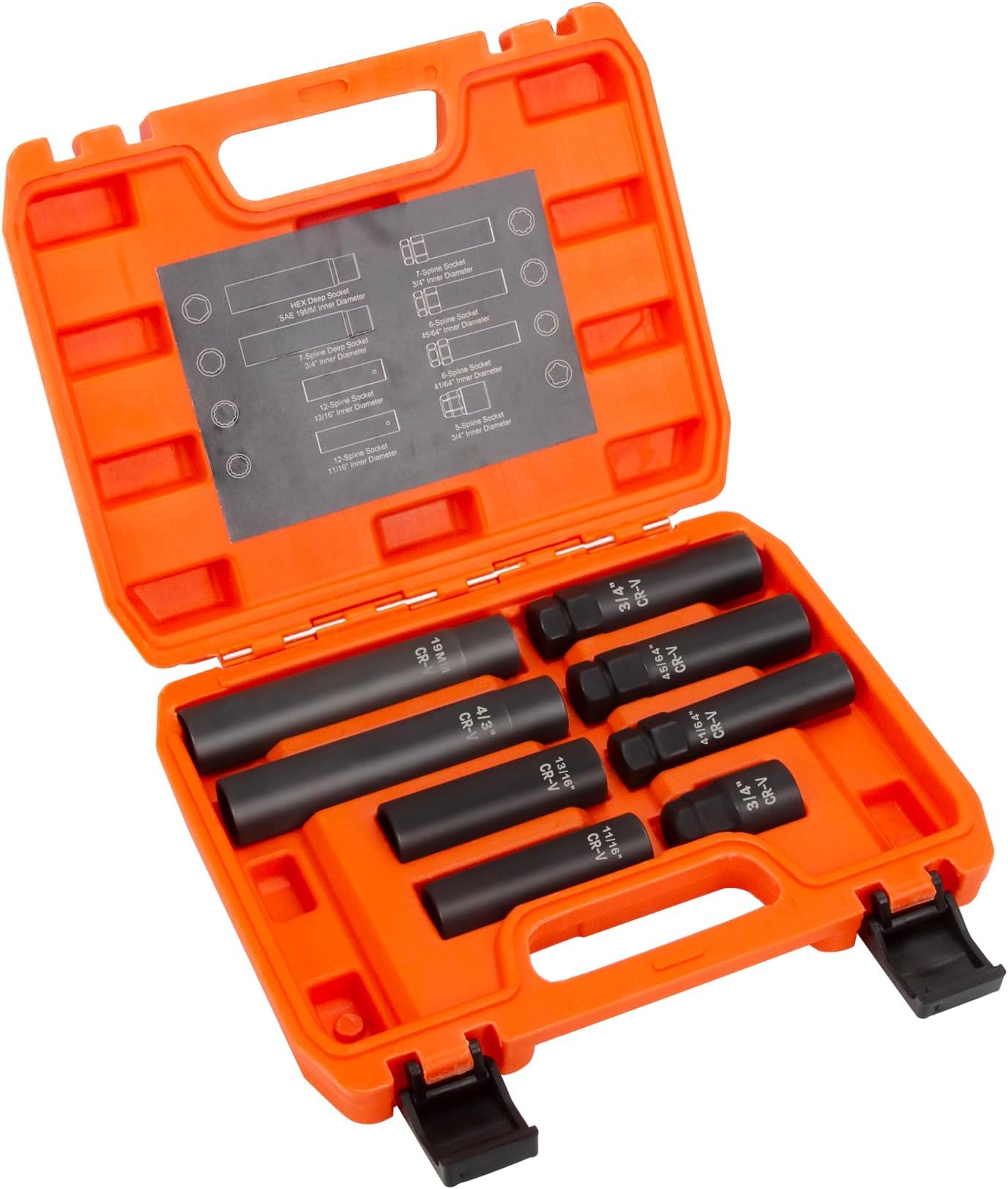 Amazon.com: ABN Wheel Lock Removal Tool Kit Lug Nut Key Set 16p SAE ...