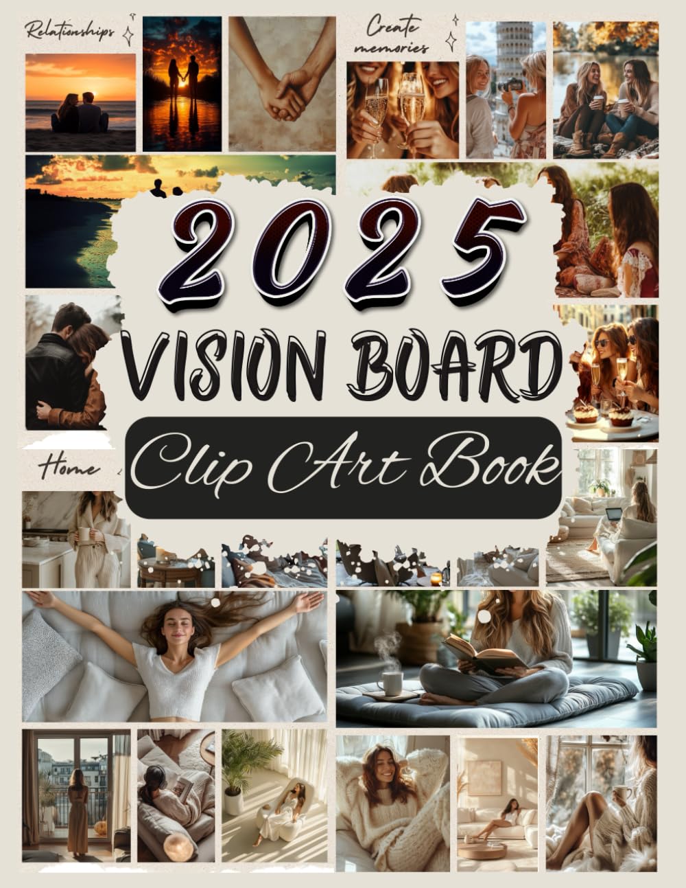 Buy Vision Board Clip Art Book: 500+ Inspirational Images, Motivational ...