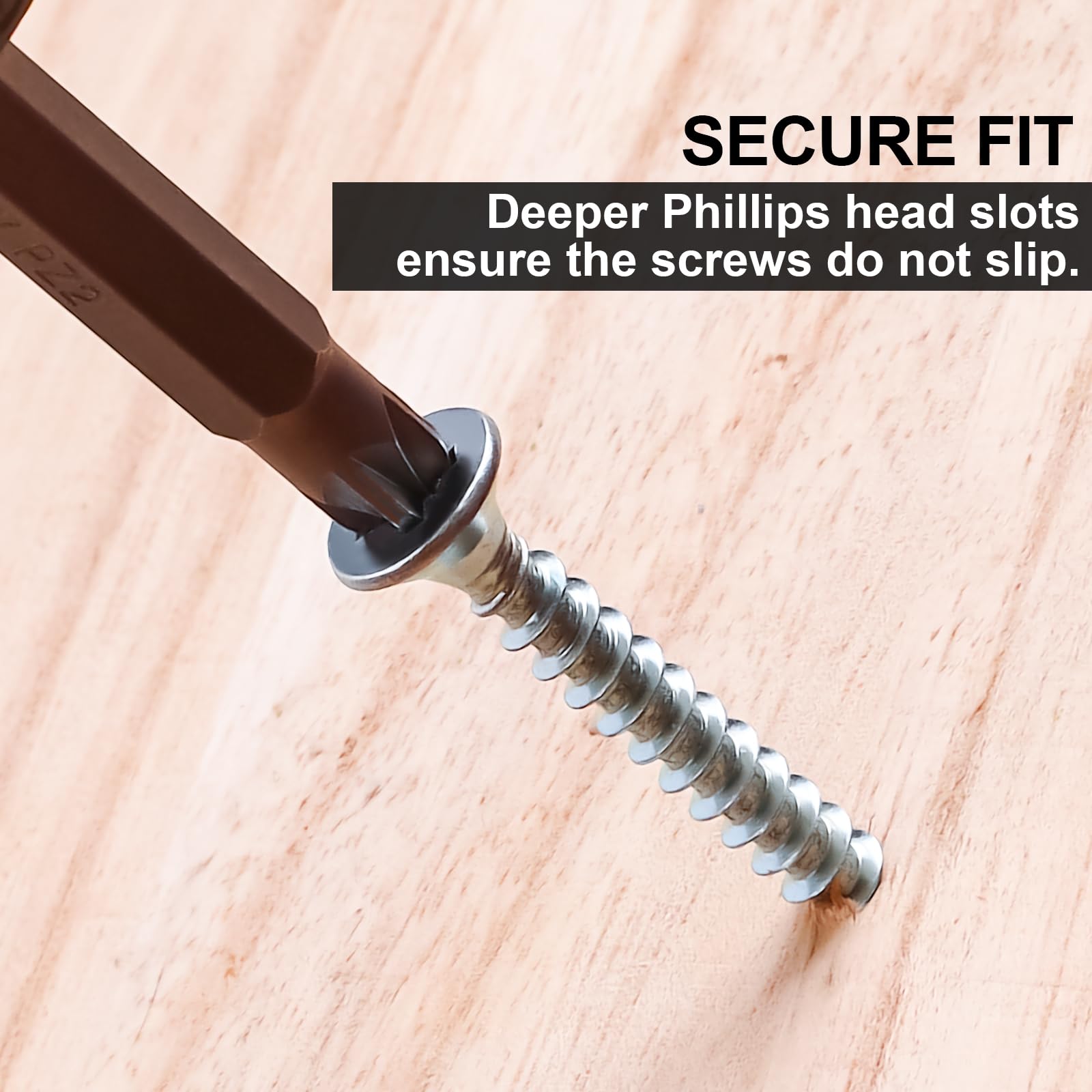Snapklik.com : KURUI #81-1/2 Inch Wood Screws, Flat Head Screws Set For ...