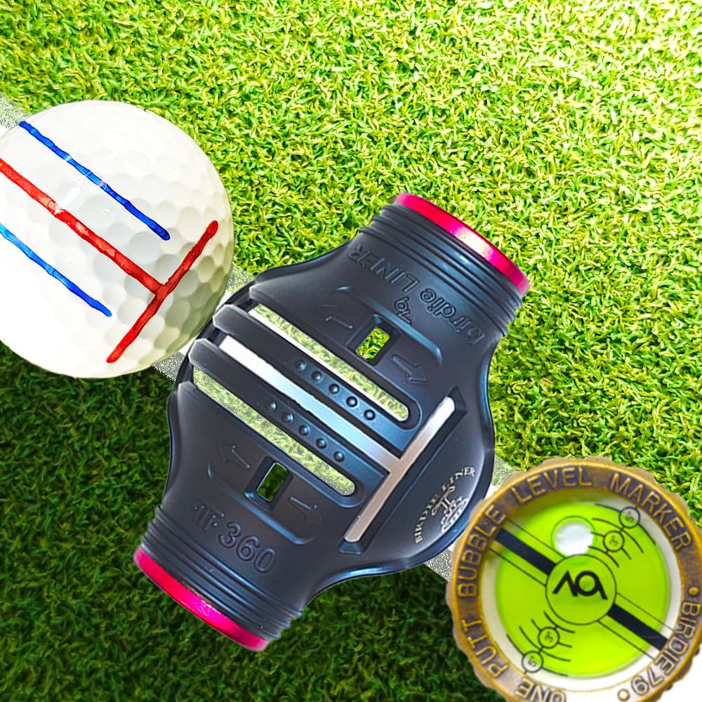 Amazon.com : BIRDIE79 Golf Precision Bundle: T-Putt Triple-Line Marker & ProGreen Reader Set ...