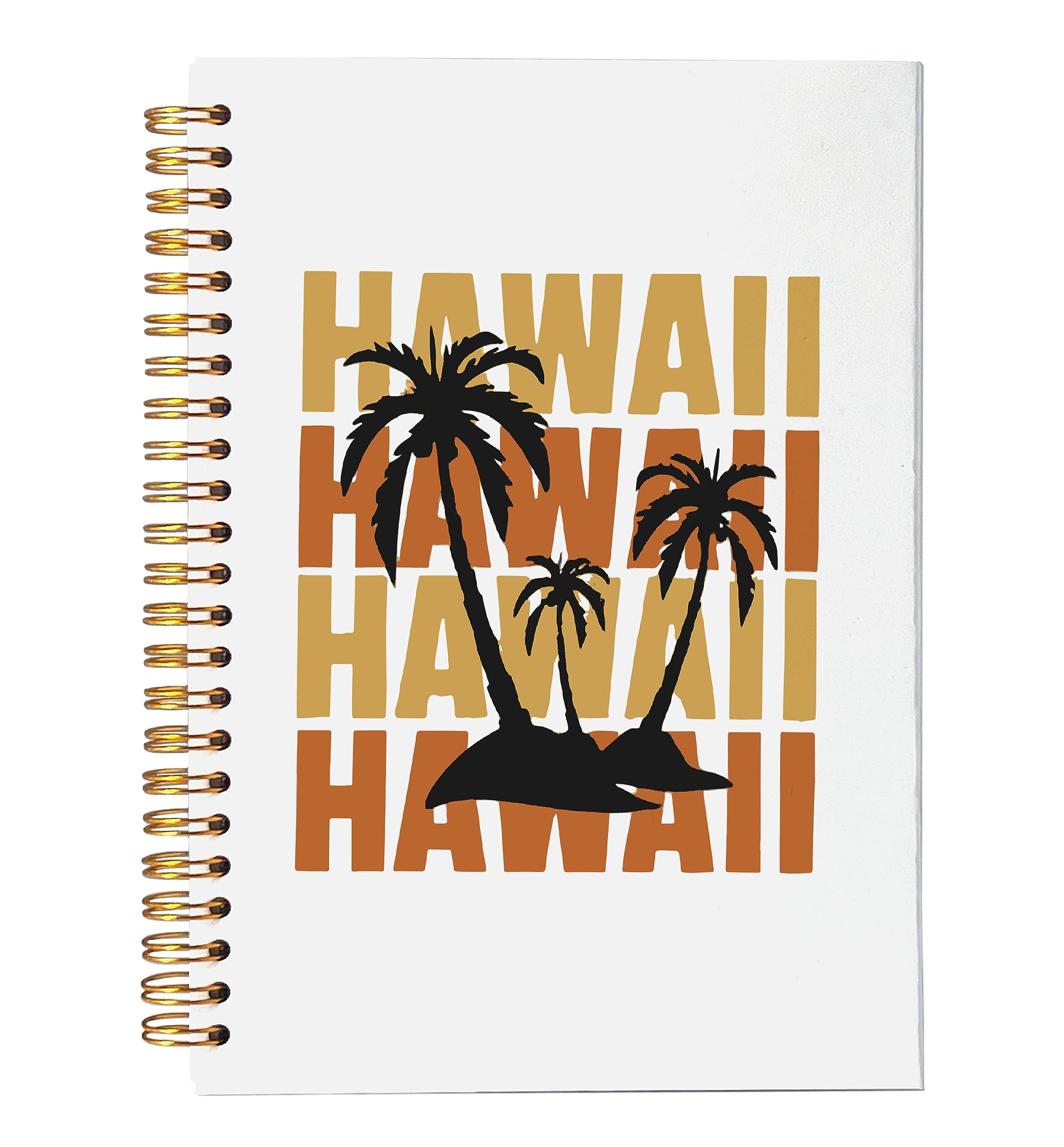 Amazon.com : VNWEK Hawaiian Gifts,Oahu Hawaii Spiral Notebook Journal 5 ...