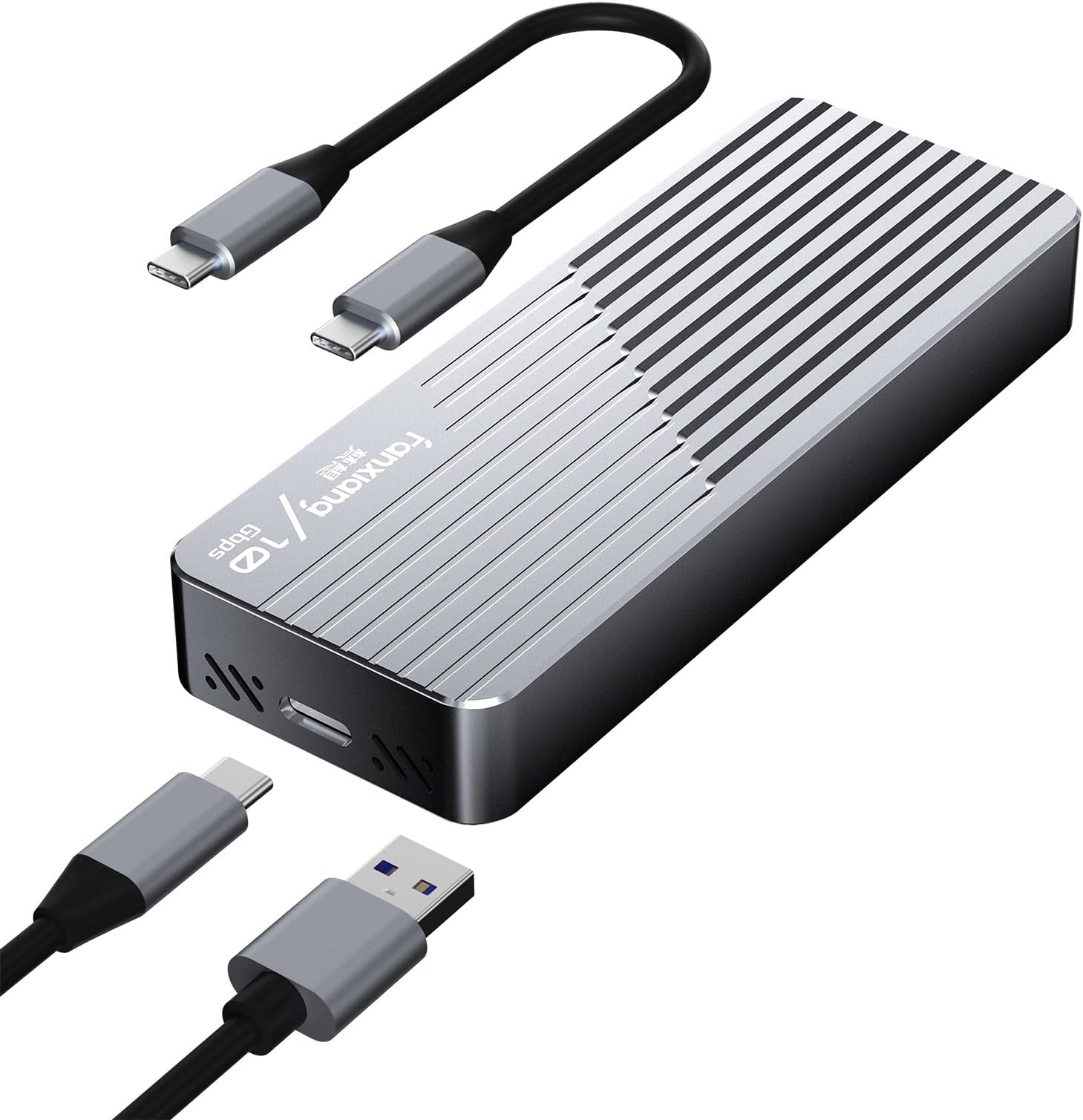 Amazon.com: ineo M.2 NVMe SSD Enclosure Built-in Cooling Fan [C2598 ...