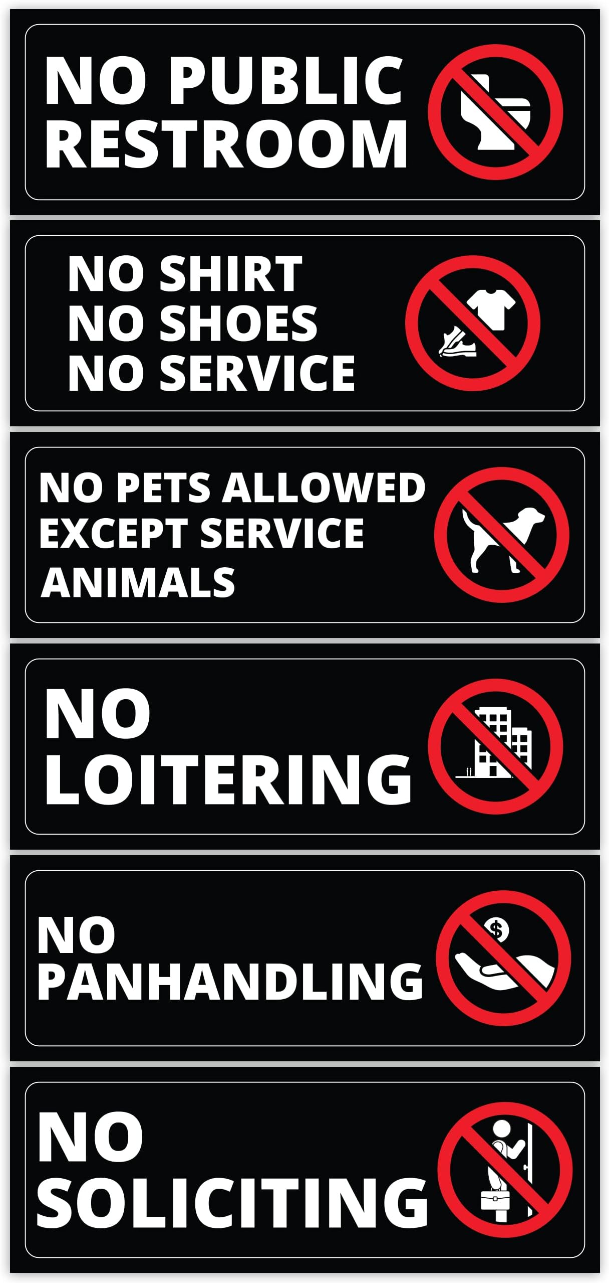 Amazon.com : OSHA Notice Sign - No Loitering Is Allowed On Or In Front ...