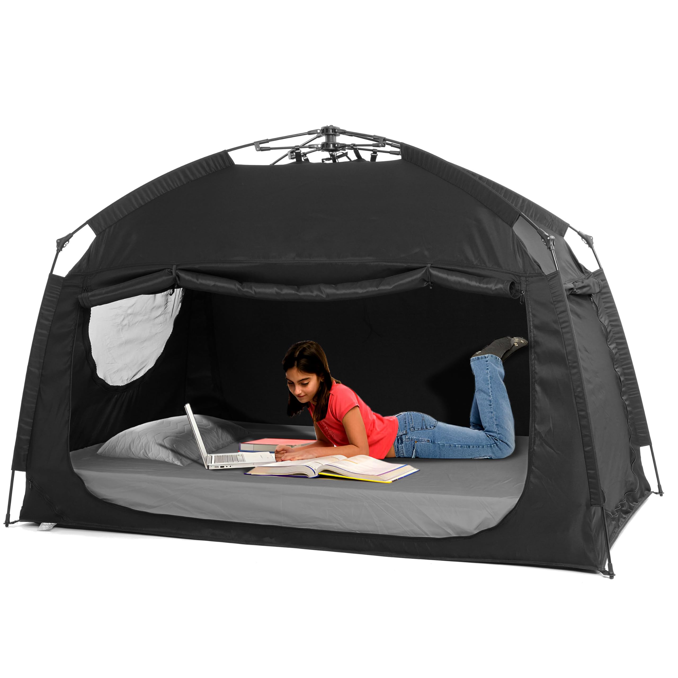 Snapklik.com : Indoor Instant Privacy Bed Tent For Sleeping,Quick Set ...