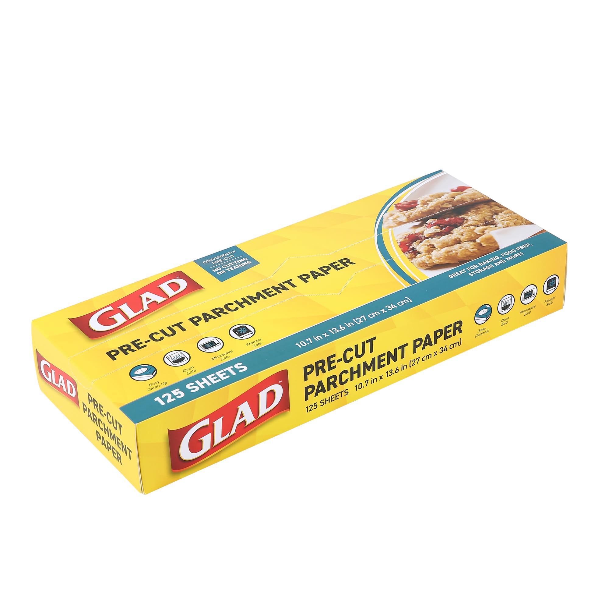 Snapklik.com : Glad Pre-Cut Parchment Paper For Baking Pre-Cut Baking Paper