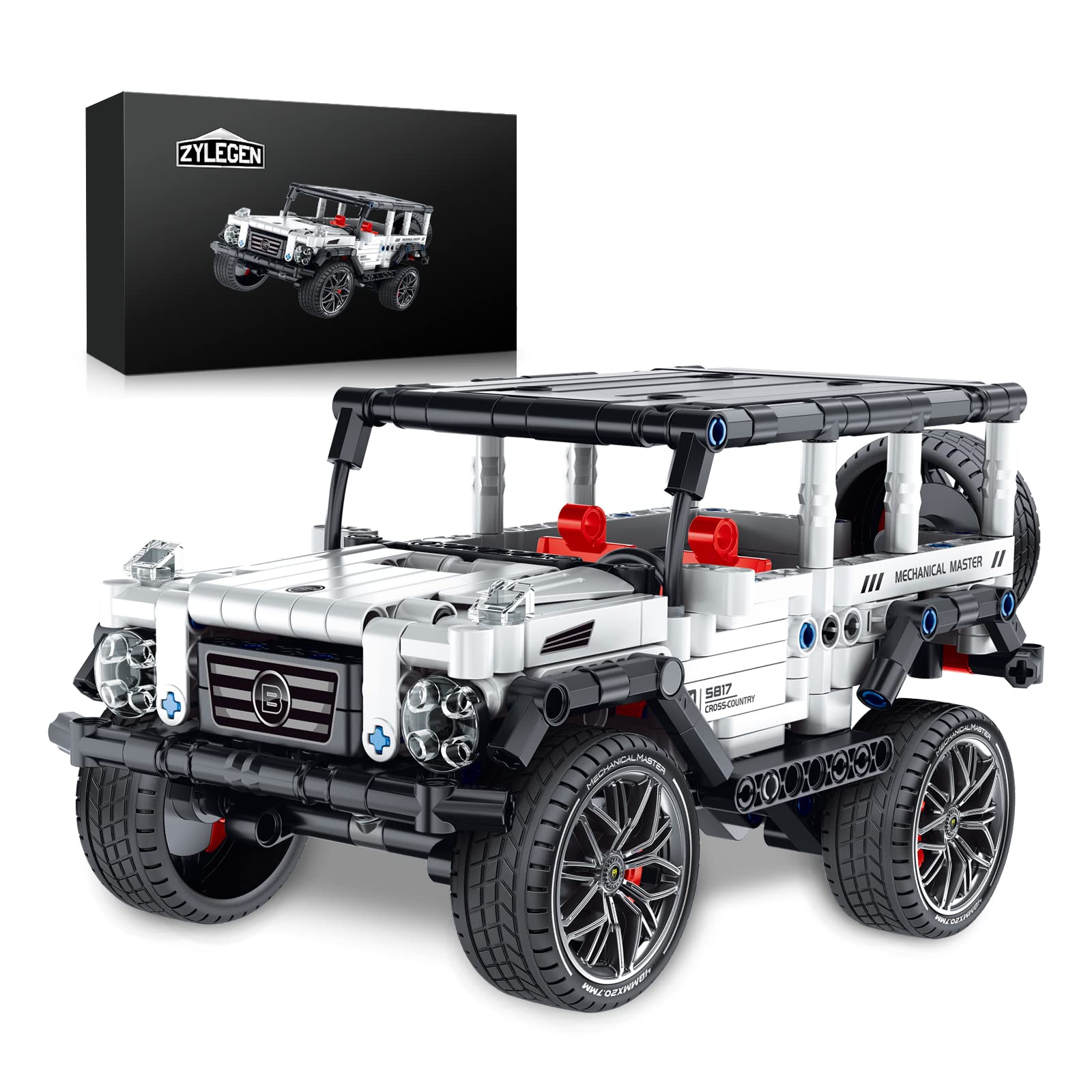 ZYLEGEN Off-Road Car Wrange Ben G MOC Technique Building Blocks and ...