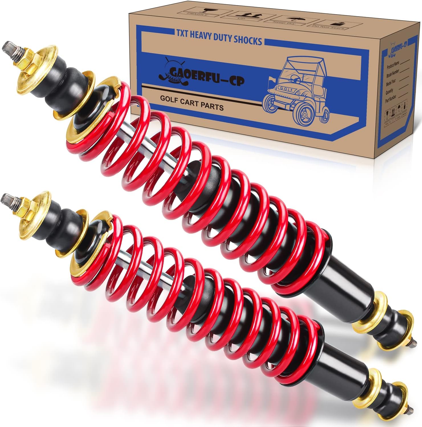 Amazon.com: Gaoerfu-CP Golf Cart Front and Rear Coil Over Heavy Duty ...