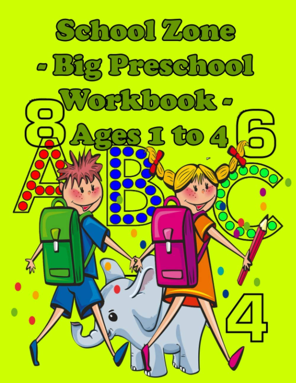 School Zone Big Preschool Workbook Ages 1 To 4 Animals | Desertcart ...