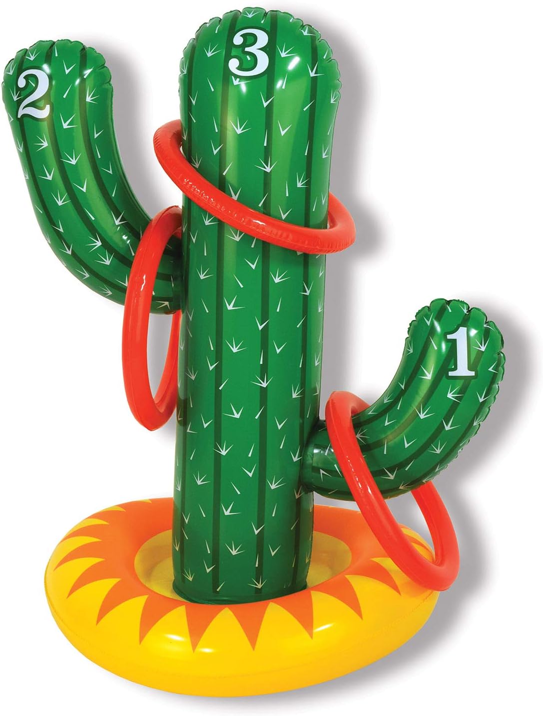 Amazon.com: Beistle Inflatable Cactus Ring Toss Game – 21" Party Game ...