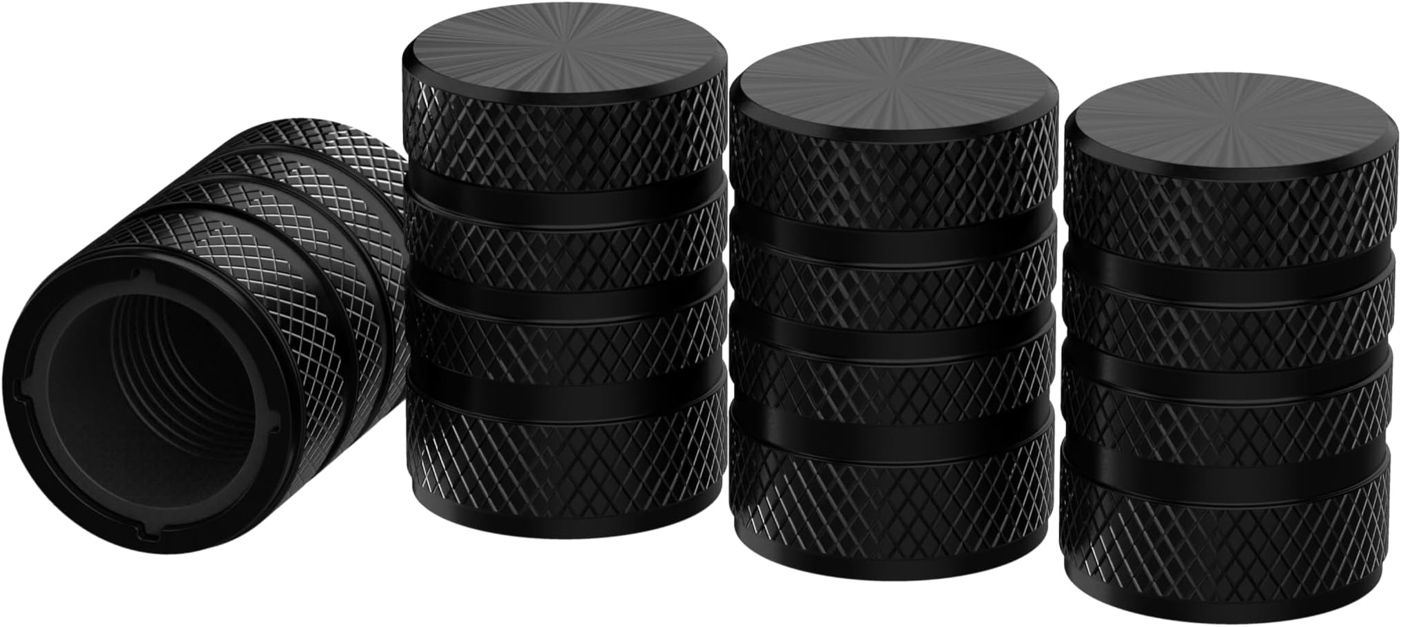 Amazon.com: Tire Valve Stem Caps - 4 Pack - Anodized Aluminum ...