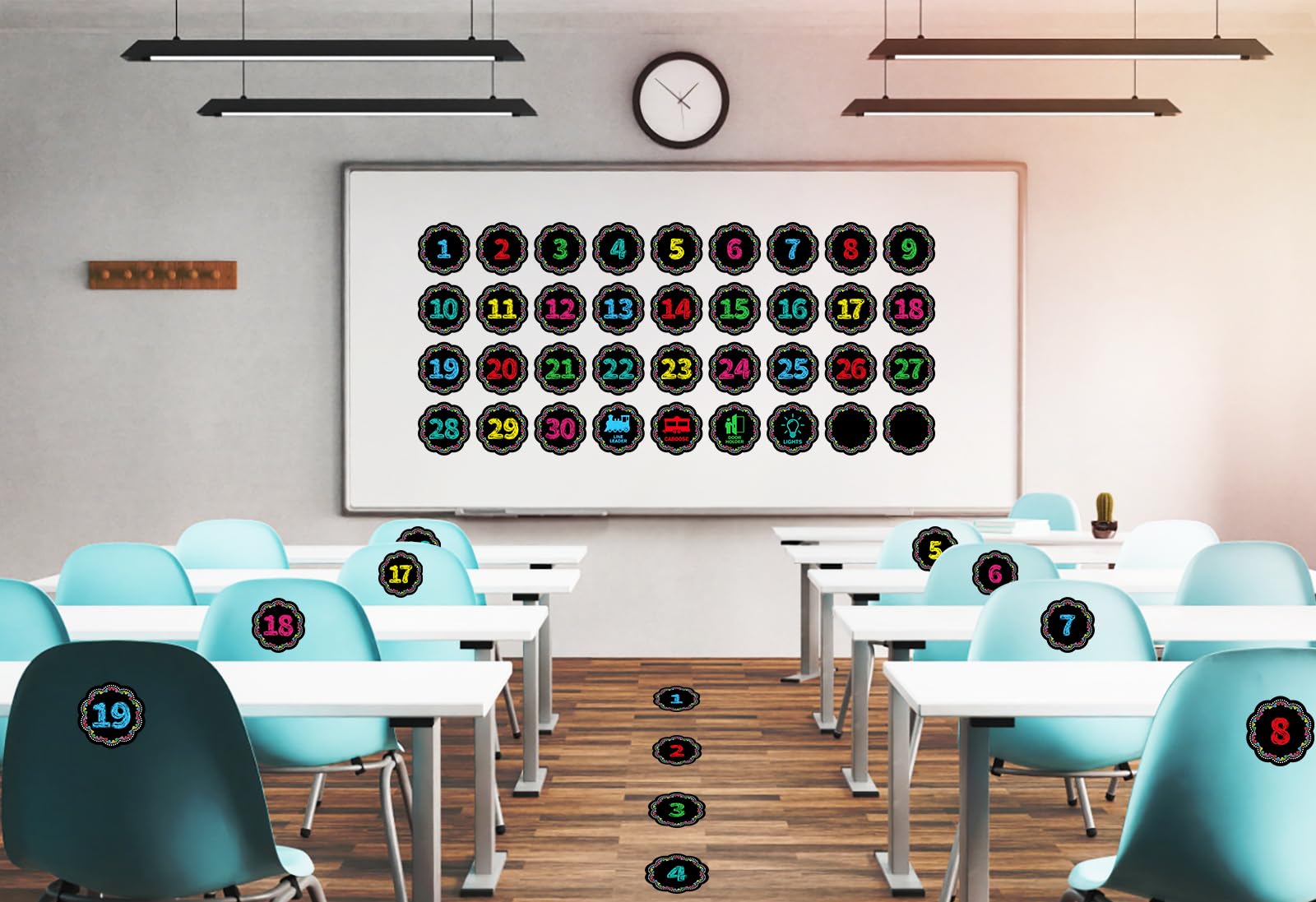 Snapklik.com : Line Up Spots For Classroom Floor - Floor Number ...