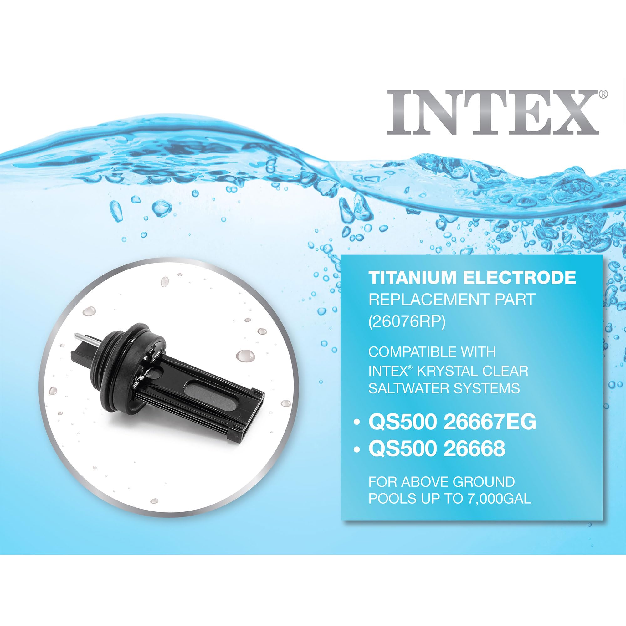Snapklik.com : Intex Replacement Part 11899 Titanium Electrode For ...