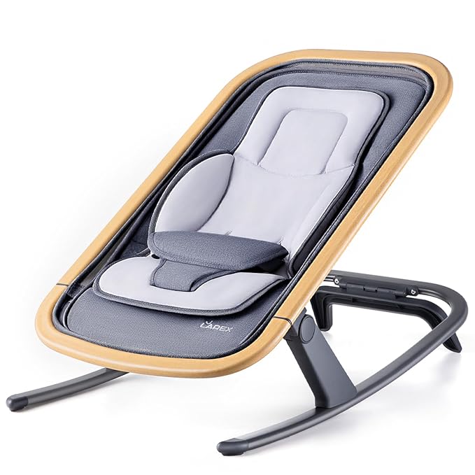 Amazon.com : LAREX Baby Bouncer, Portable Bouncer Seat Baby Rocker ...