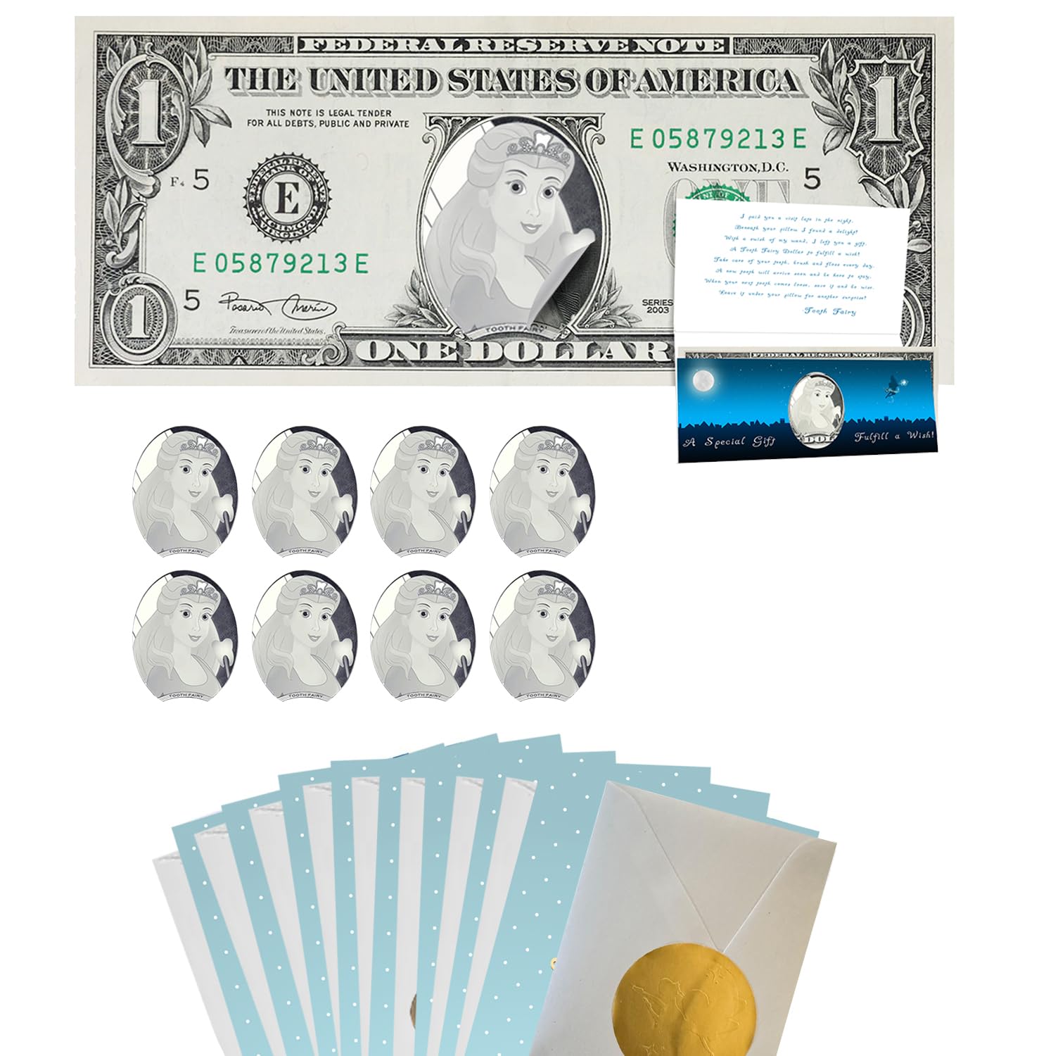 Real Printable Tooth Fairy Money