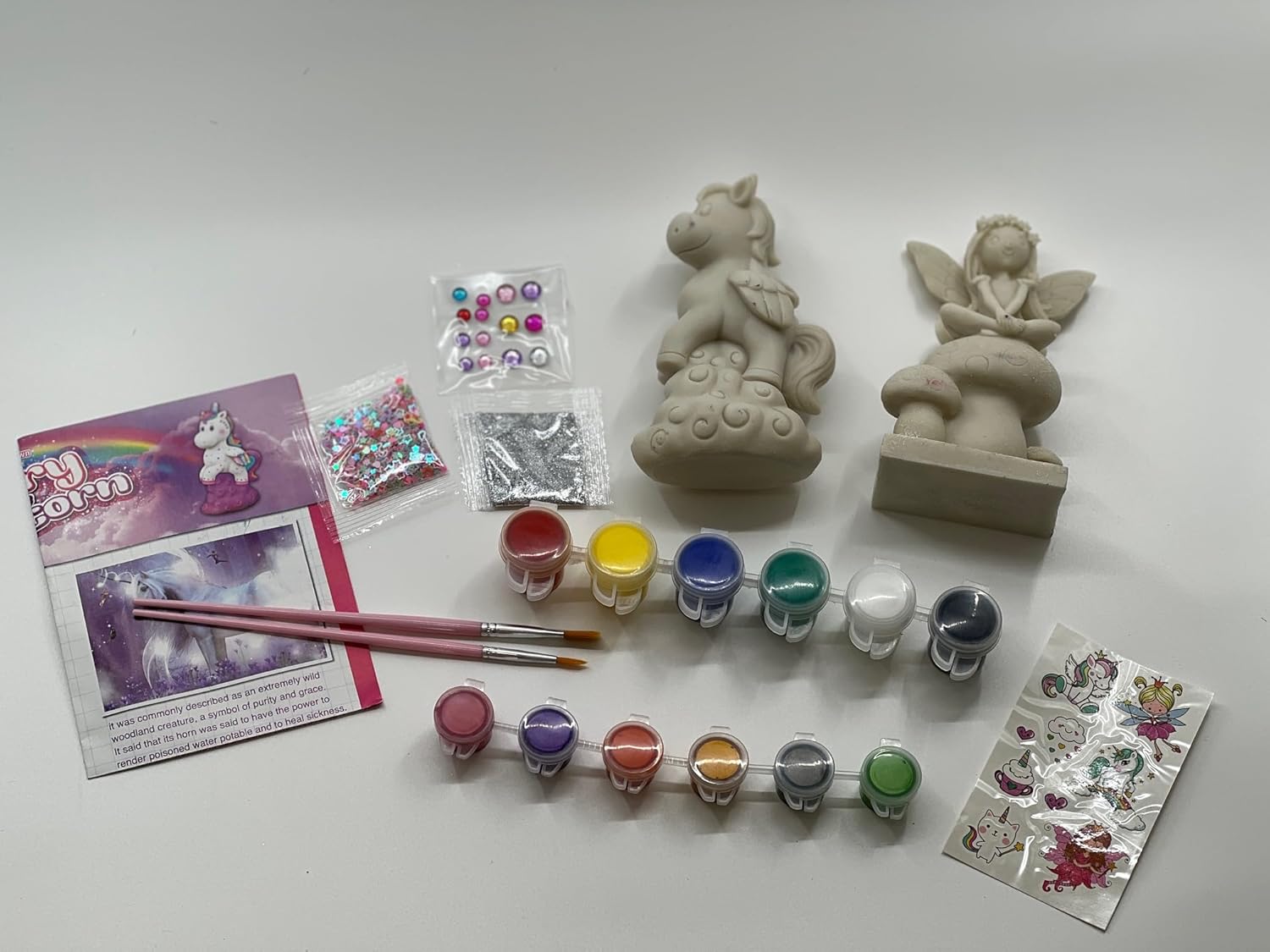 Amazon.com: Magic Touches Kids Unicorn Painting Kit, DIY Arts & Crafts ...