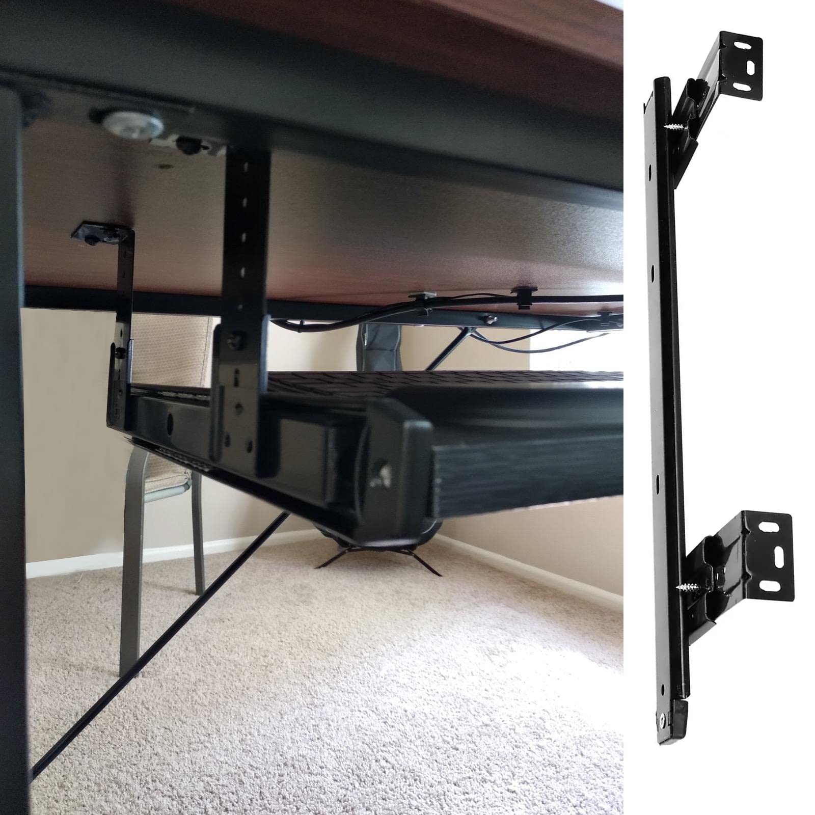 Snapklik.com : Keyboard Slide, KINJOEK 14 Inch 6 PCS Heavy Duty Ball ...