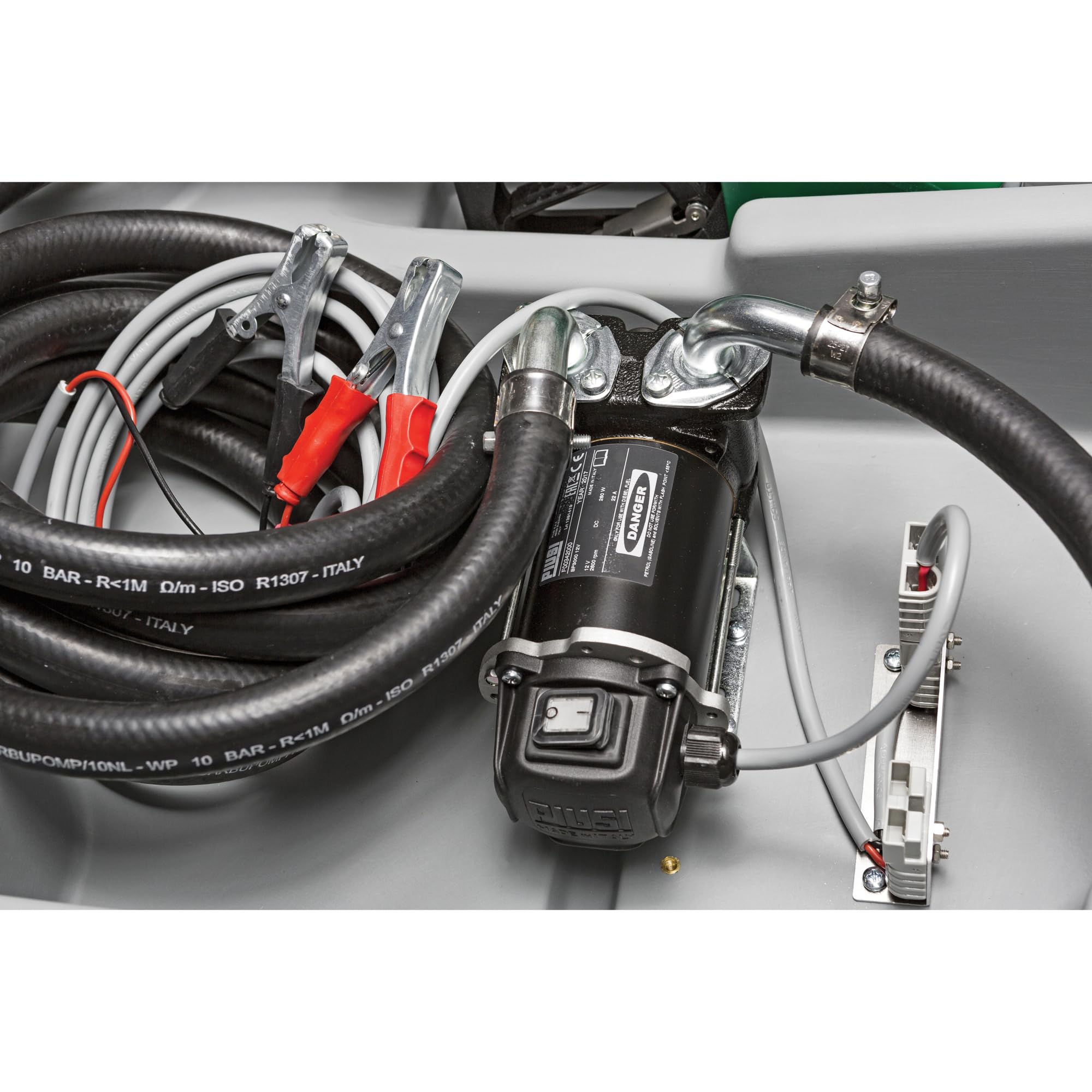 12V Diesel Pump 58 Gallon With 12V Transfer Pump - Portable Diesel ...