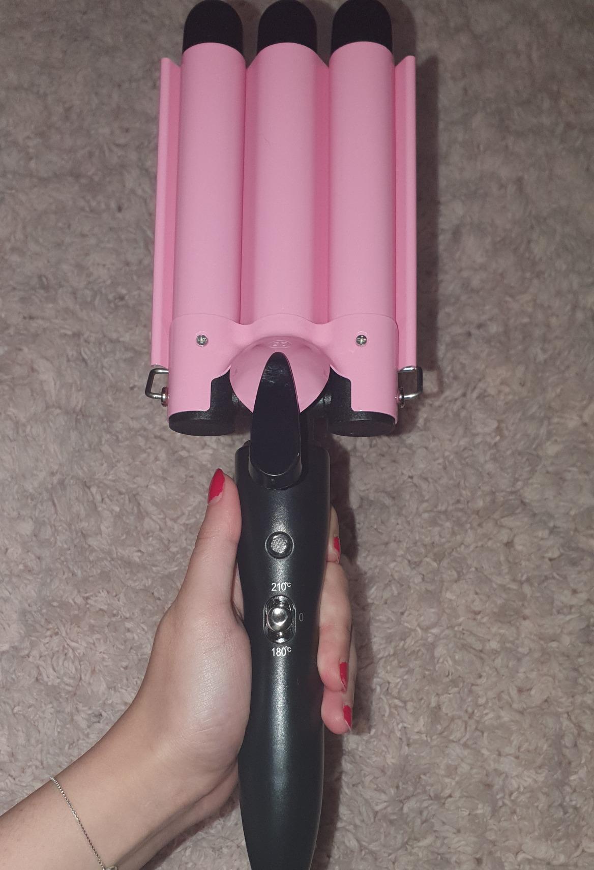 Ausale Hair Curler 3 Barrel Curling Iron Curler Crimpers Curling Tongs ...