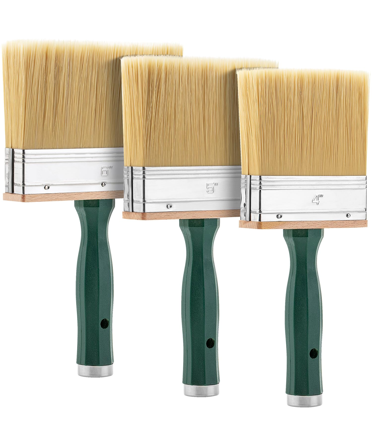 Amazon.com: Bates- Deck Stain Brush Set, 3 pcs, 4”, 5”, 6”, Deck Brush ...